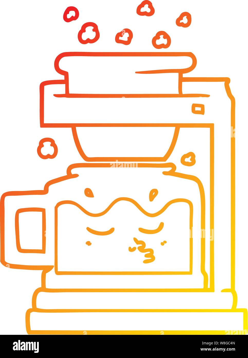 Cartoon filter coffee machine hi-res stock photography and images - Alamy