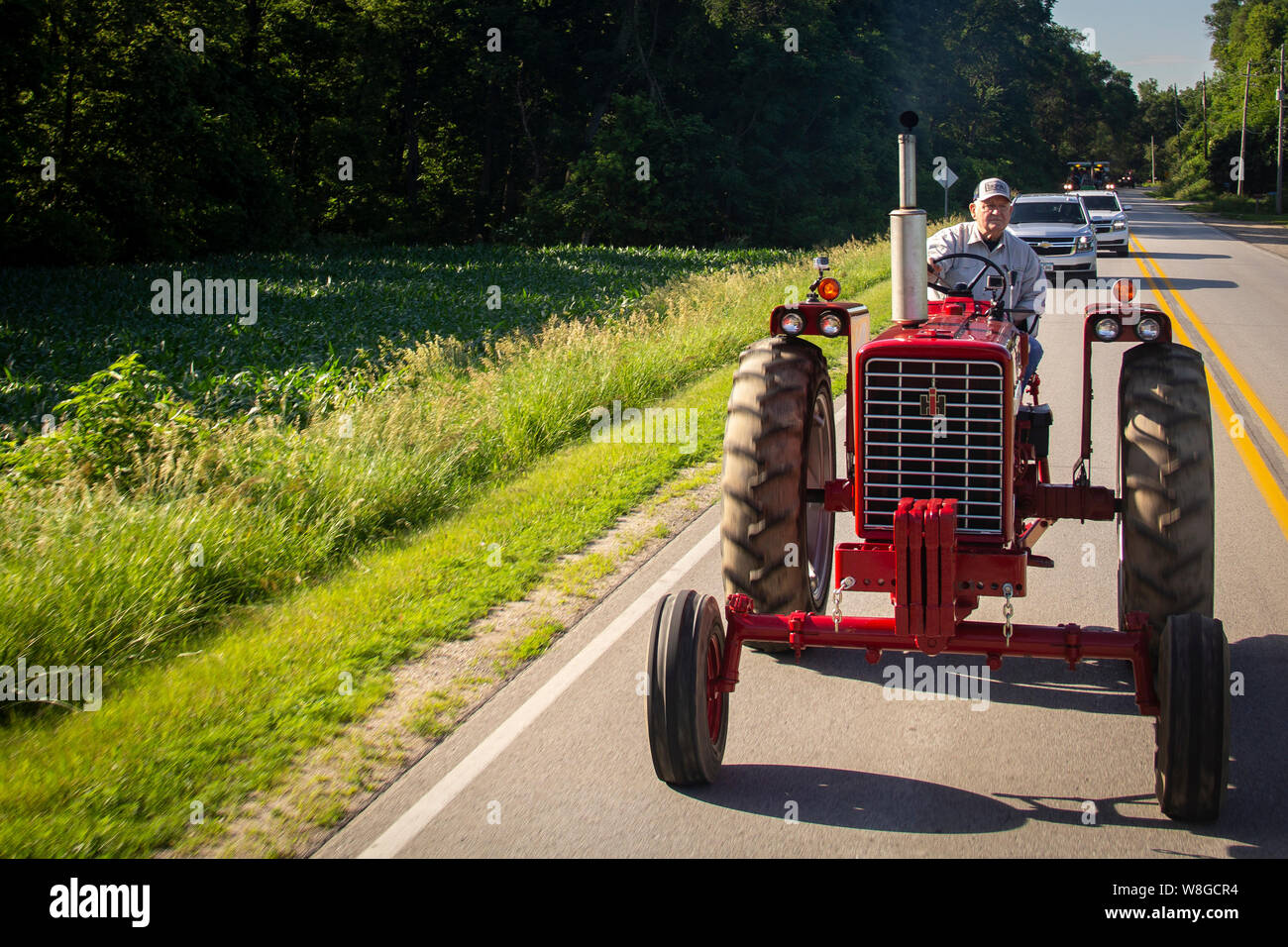 U.S. Secretary of Agriculture Sonny Perdue in the Great Iowa Tractor ...