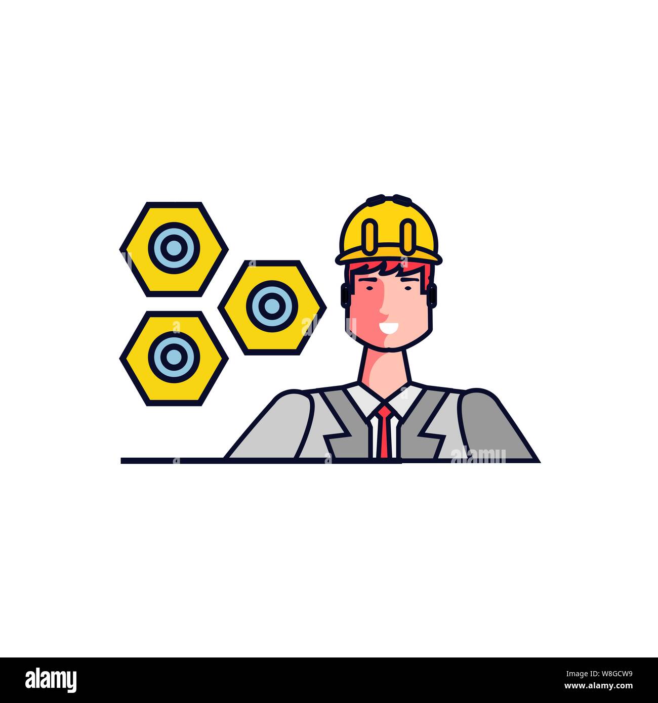 Worker design, Working occupation person job corporate employee and ...