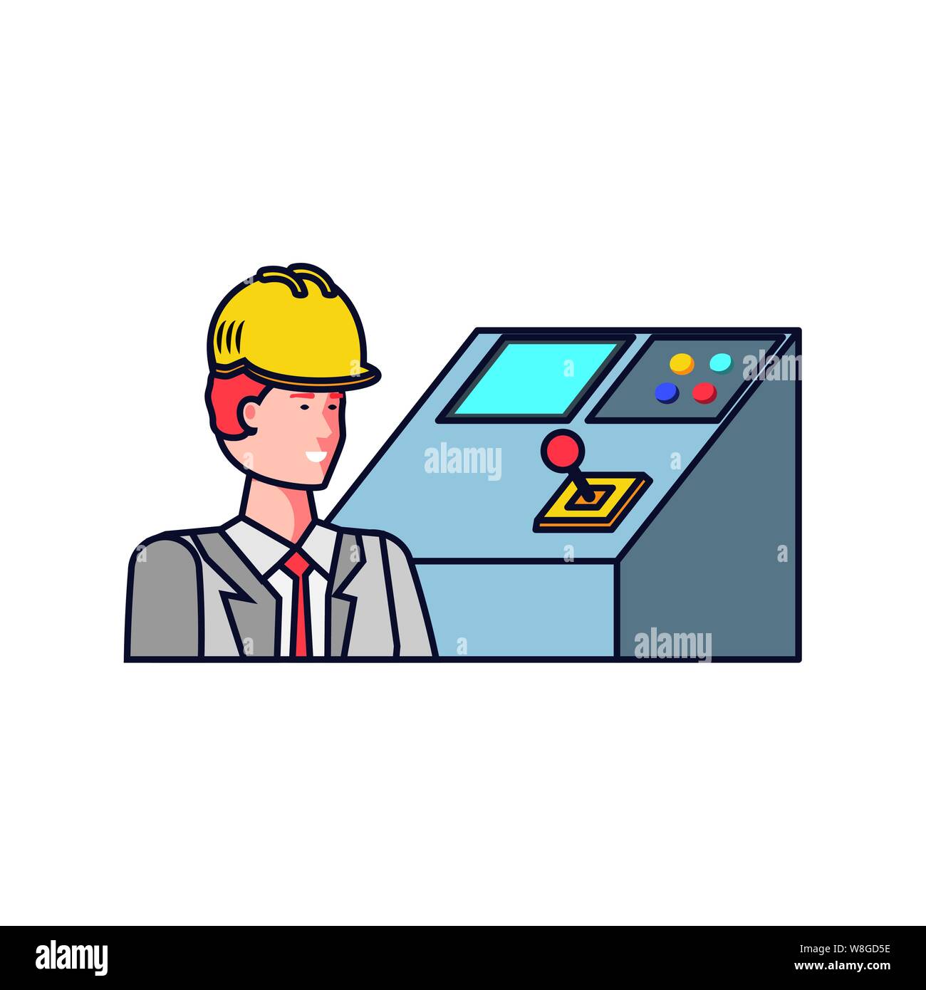 Worker design, Working occupation person job corporate employee and ...