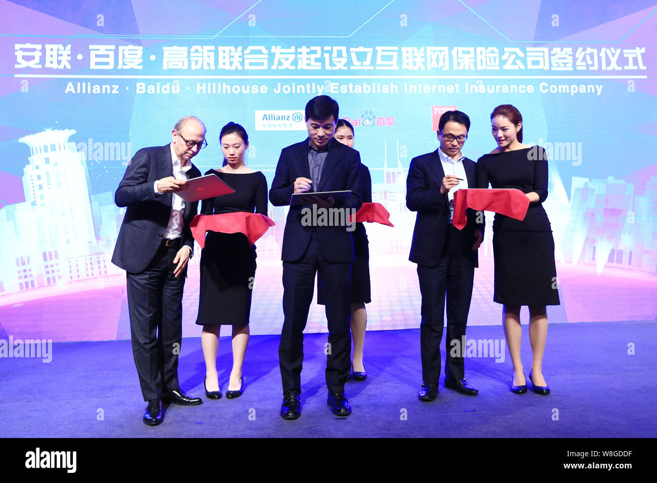 (From left) George Sartorel, regional CEO of Allianz Asia Pacific ...