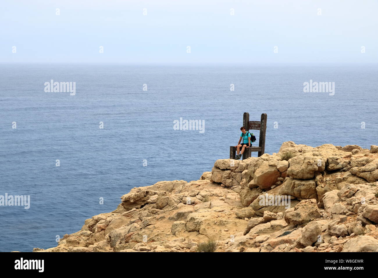 Chair on the beach of Tripiti in Gavdos island on Aug. 8, 2016. Tripiti ...