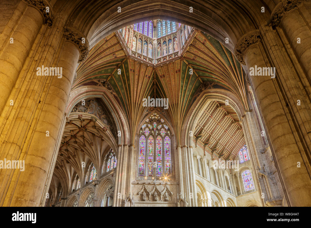 The interior of Ely cathedral Ely Cathedral (The Cathedral Church of ...