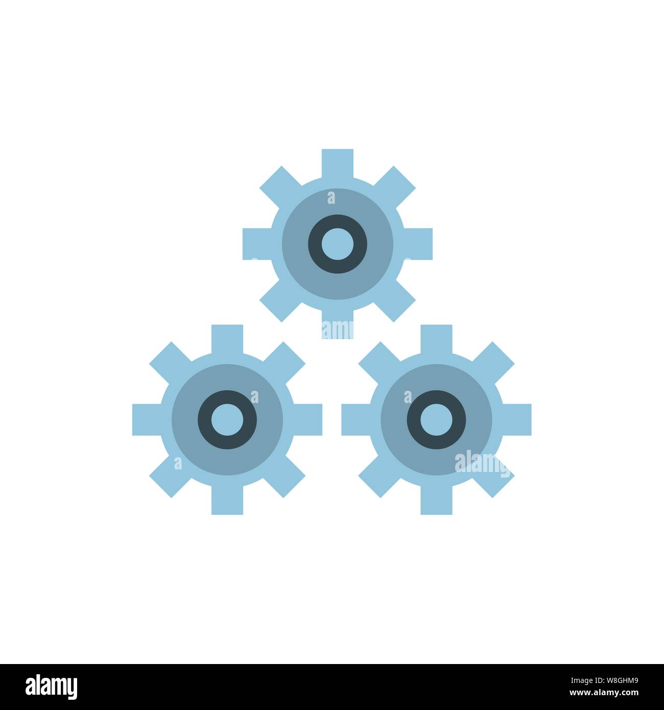 gears machinery settings isolated icon vector illustration design Stock ...