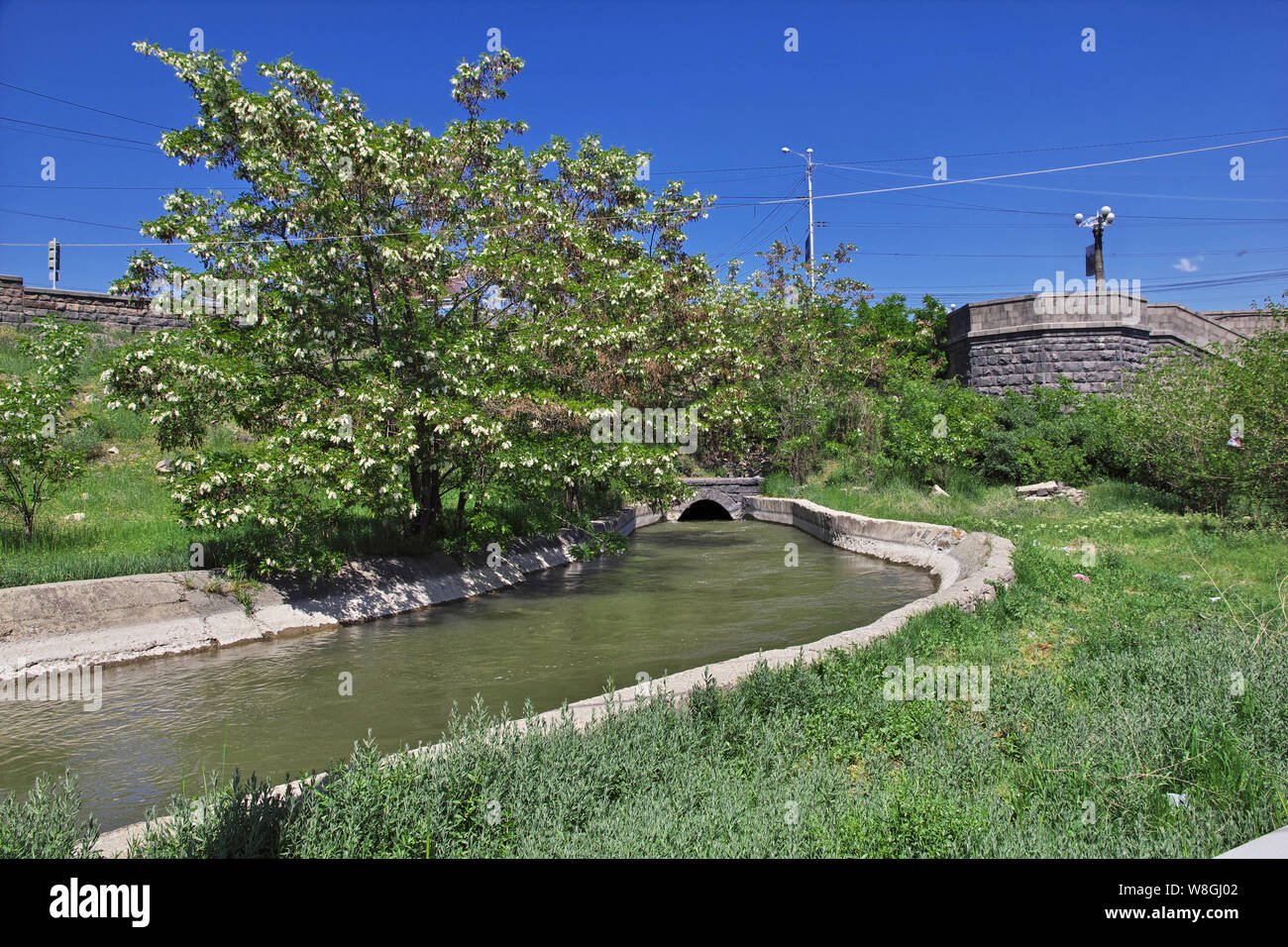 The river in Yerevan, Armenia Stock Photo - Alamy