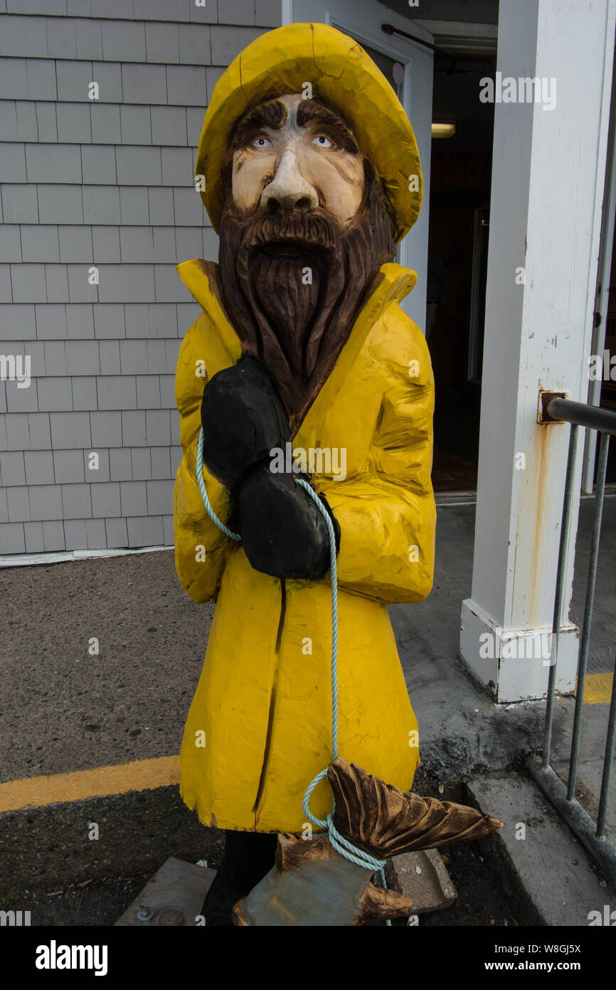 Fisherman with a beard in Peggys Cove Stock Photo - Alamy