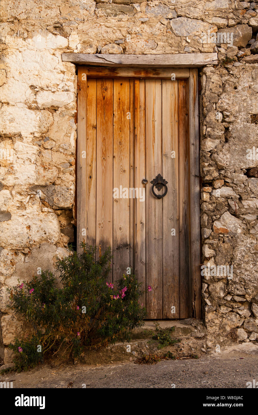 View of old town Kritsa in Crete, Greece Stock Photo - Alamy