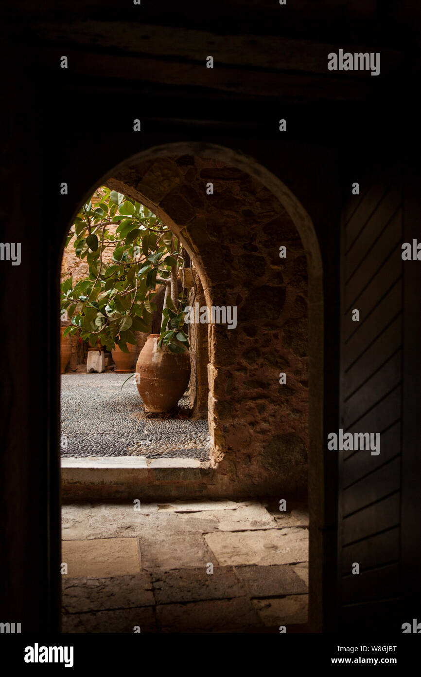 Monastery courtyard hi-res stock photography and images - Alamy