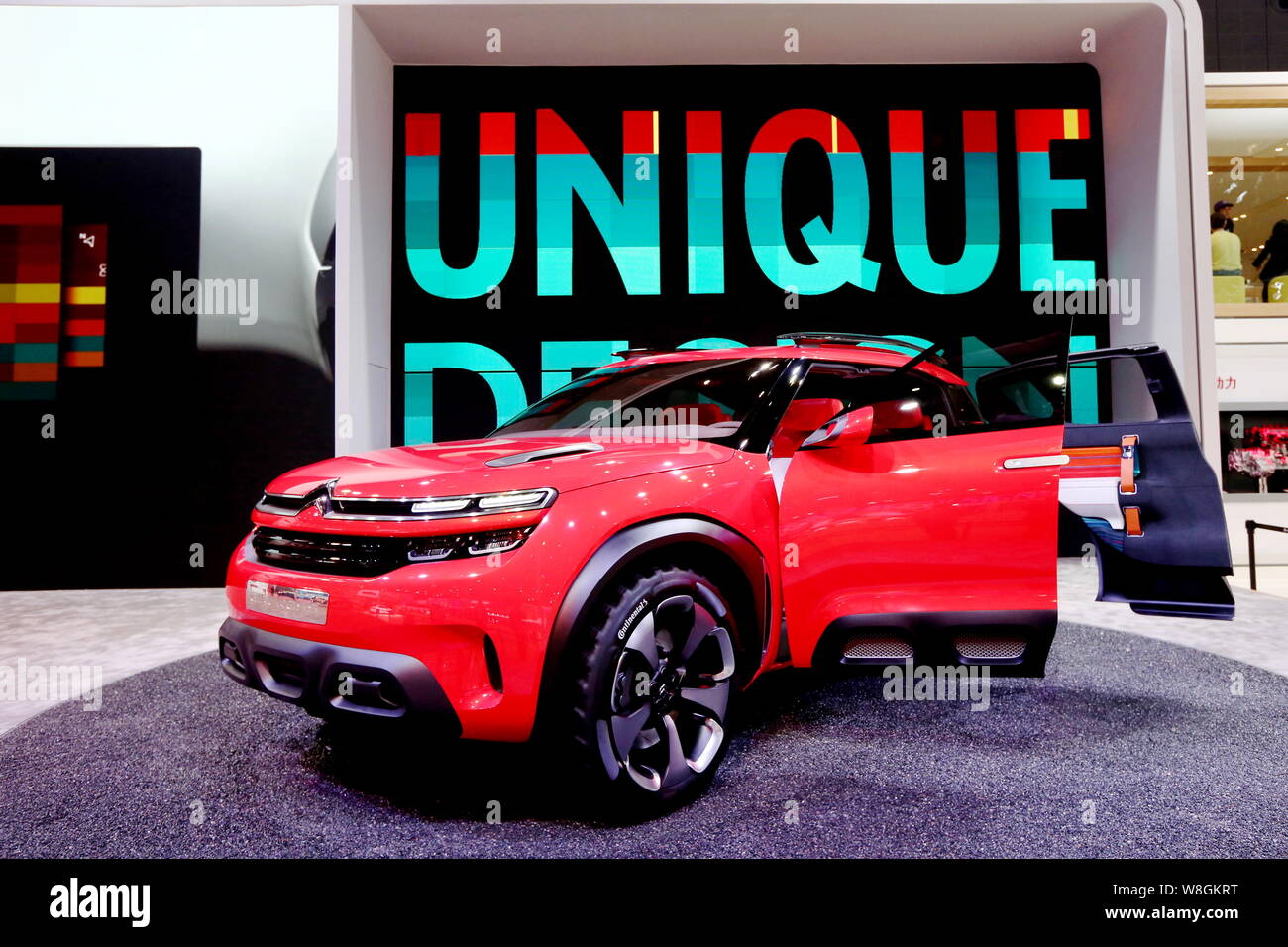 An Air Cross concept car of Citroen is on display during the 16th ...