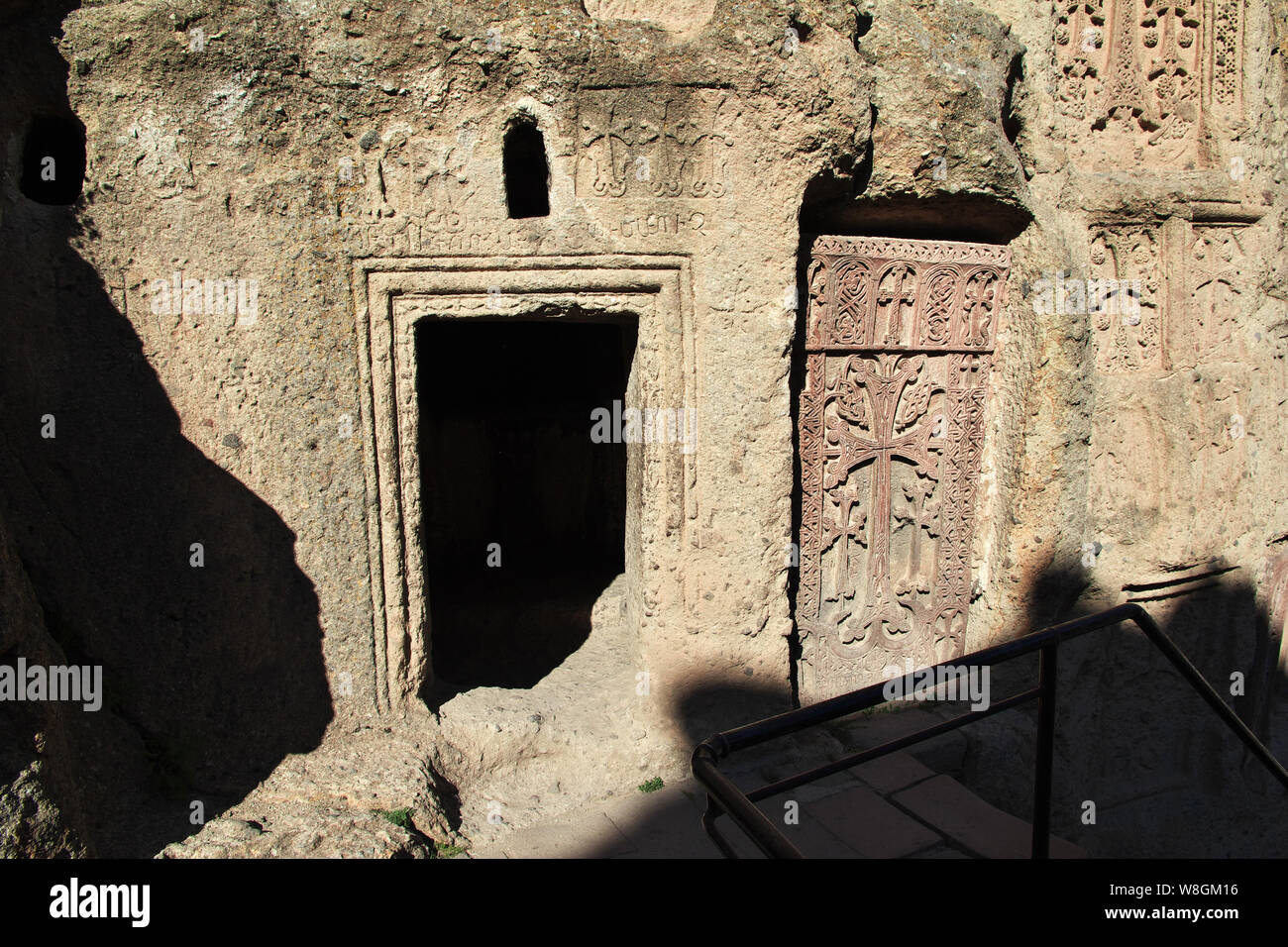 Geghard monastery in Caucasus mountains of Armenia Stock Photo - Alamy