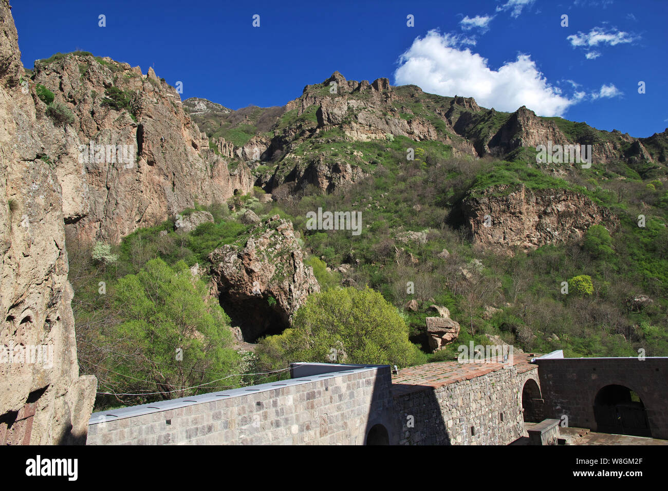 Khachkar armenian cross stone geghard monastery hi-res stock ...