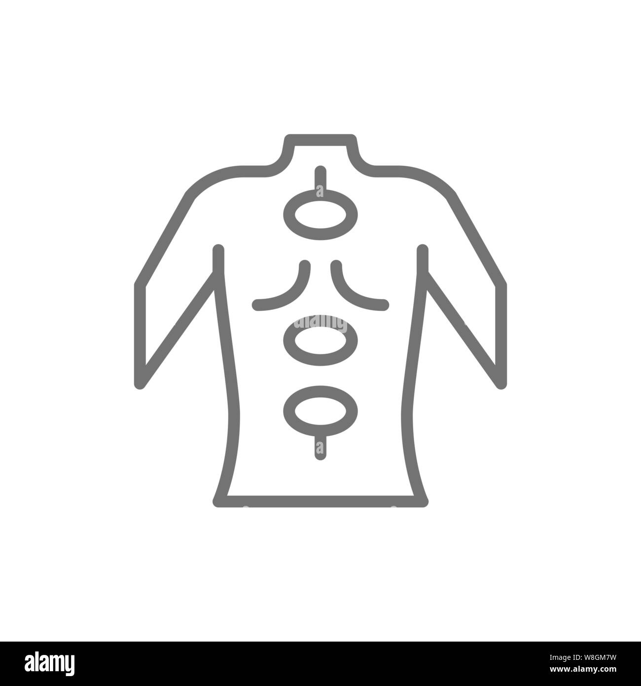Hot stone massage therapy Stock Vector Images - Alamy