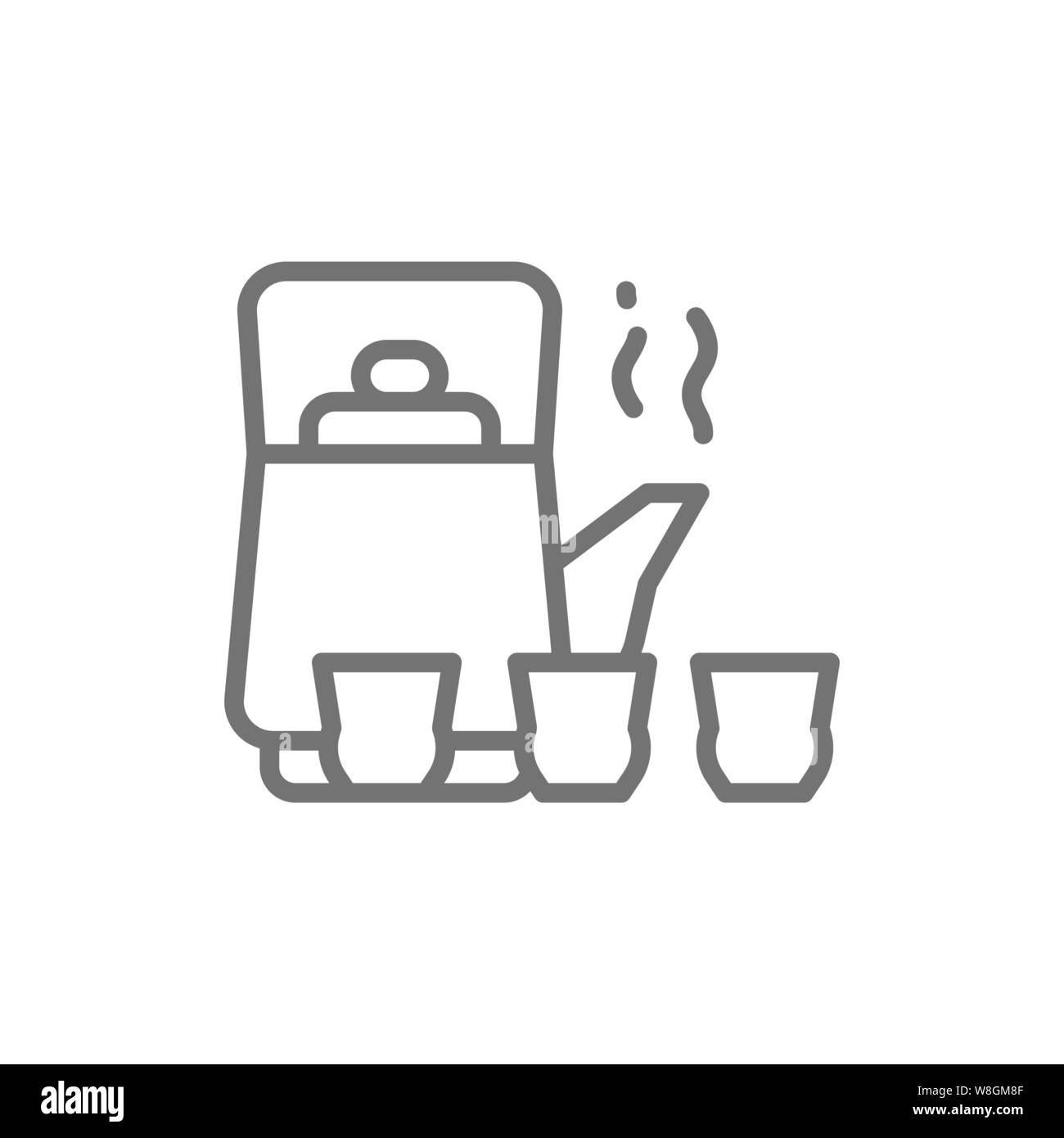 Japanese kettle Stock Vector Images - Alamy