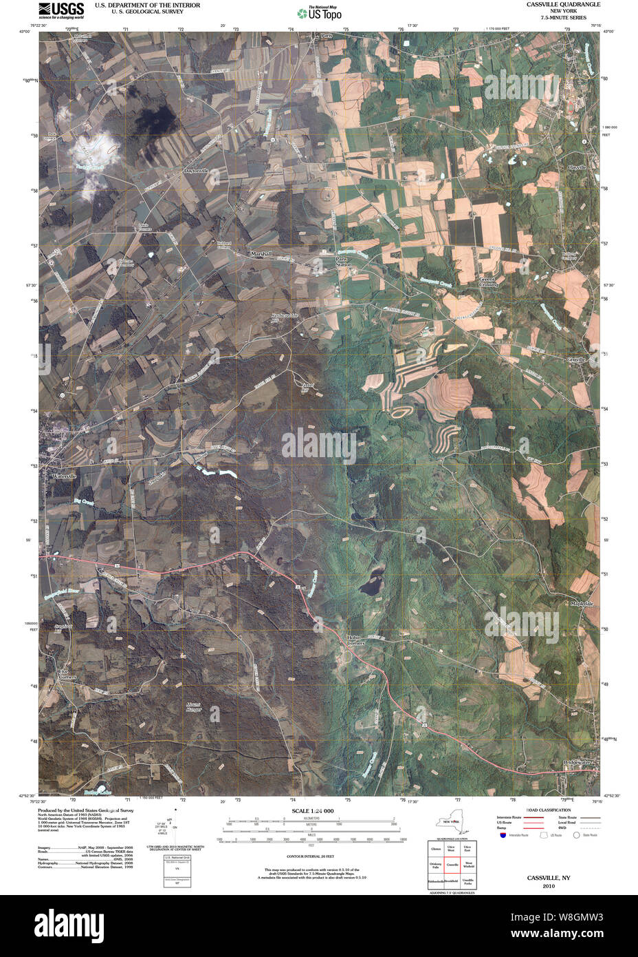 This image map depicts geographic features on the surface of the earth ...