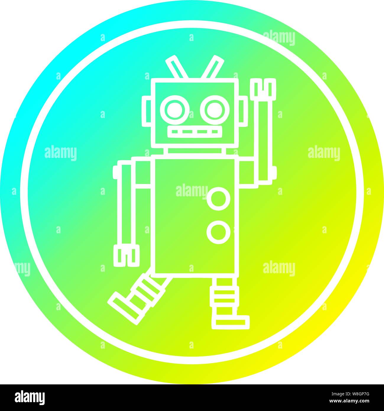 Dancing robot Stock Vector Images - Alamy
