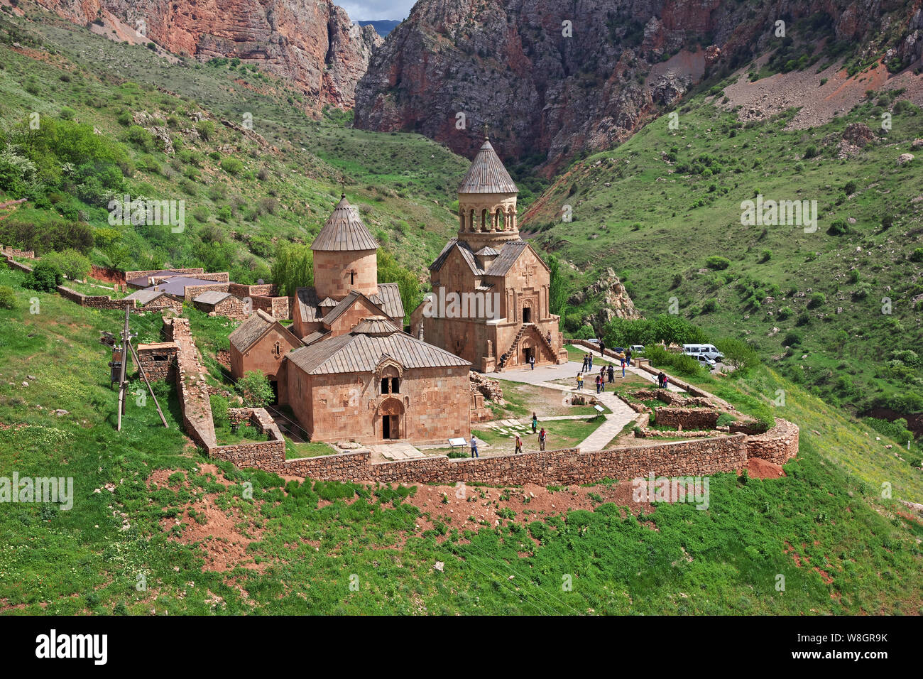 The monastery of Noravank in the mountains of the Caucasus, Armenia ...