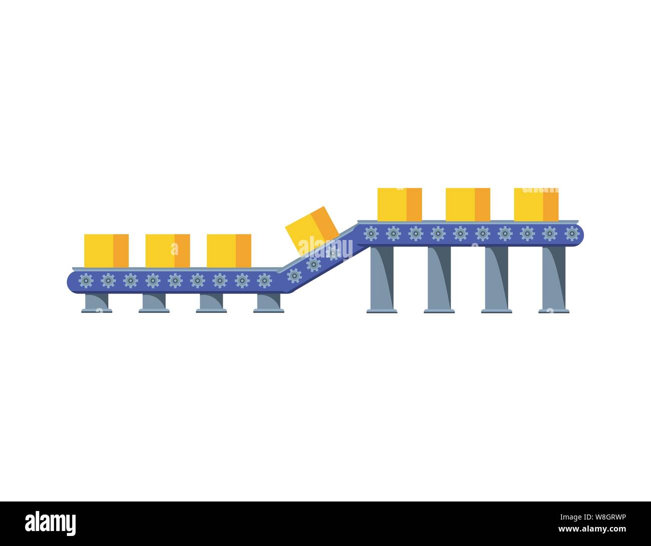 Automated production lines Cut Out Stock Images & Pictures - Alamy