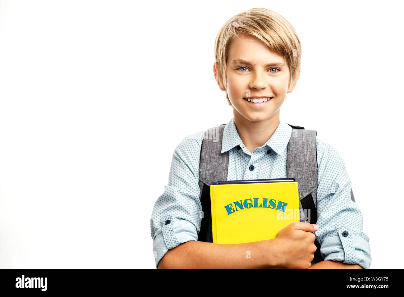 Student studying english textbook hi-res stock photography and images ...