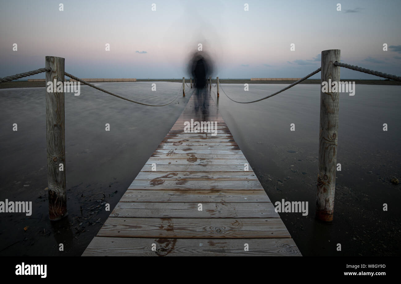 Ghost walking hi-res stock photography and images - Alamy