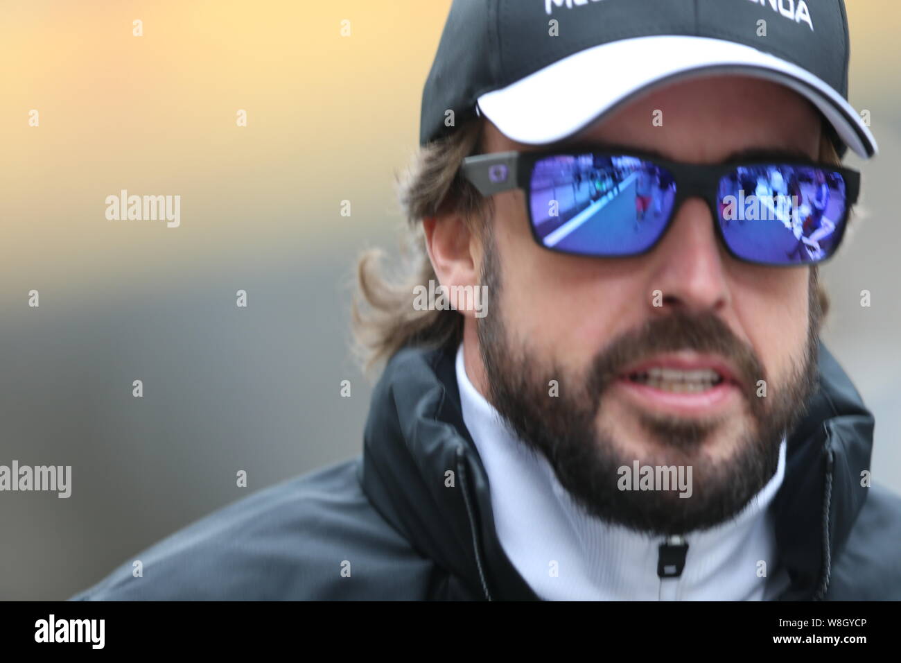 Spanish F1 driver Fernando Alonso of McLaren is pictured at the ...