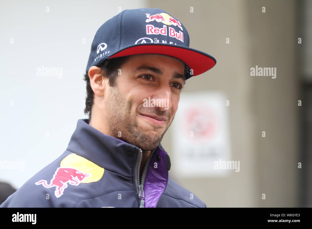 Australian F1 driver Daniel Ricciardo of Red Bull Racing is pictured at ...