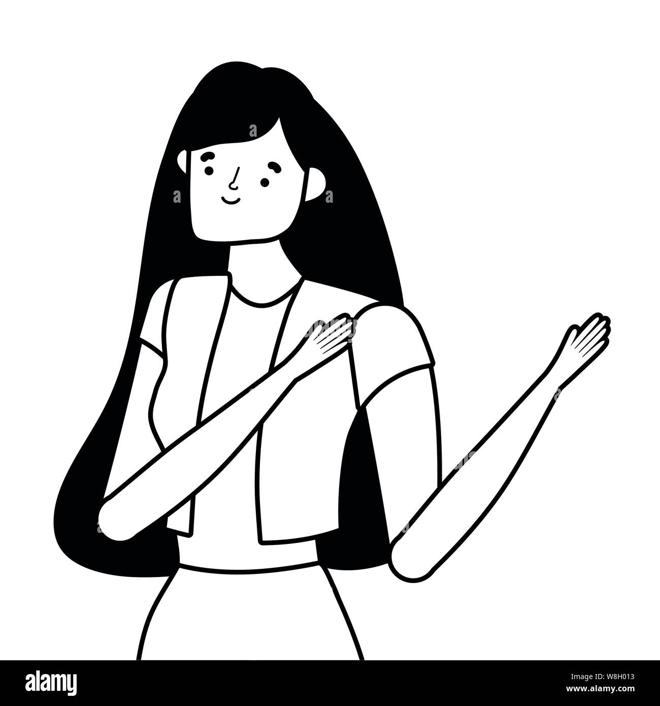 Avatar of a fashion woman design, Girl female person human and beauty ...