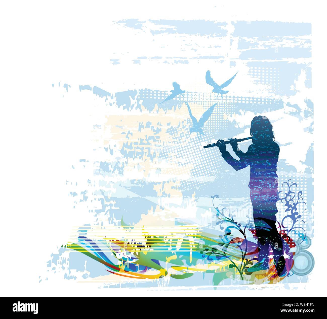 Musician playing live Stock Vector Images - Alamy