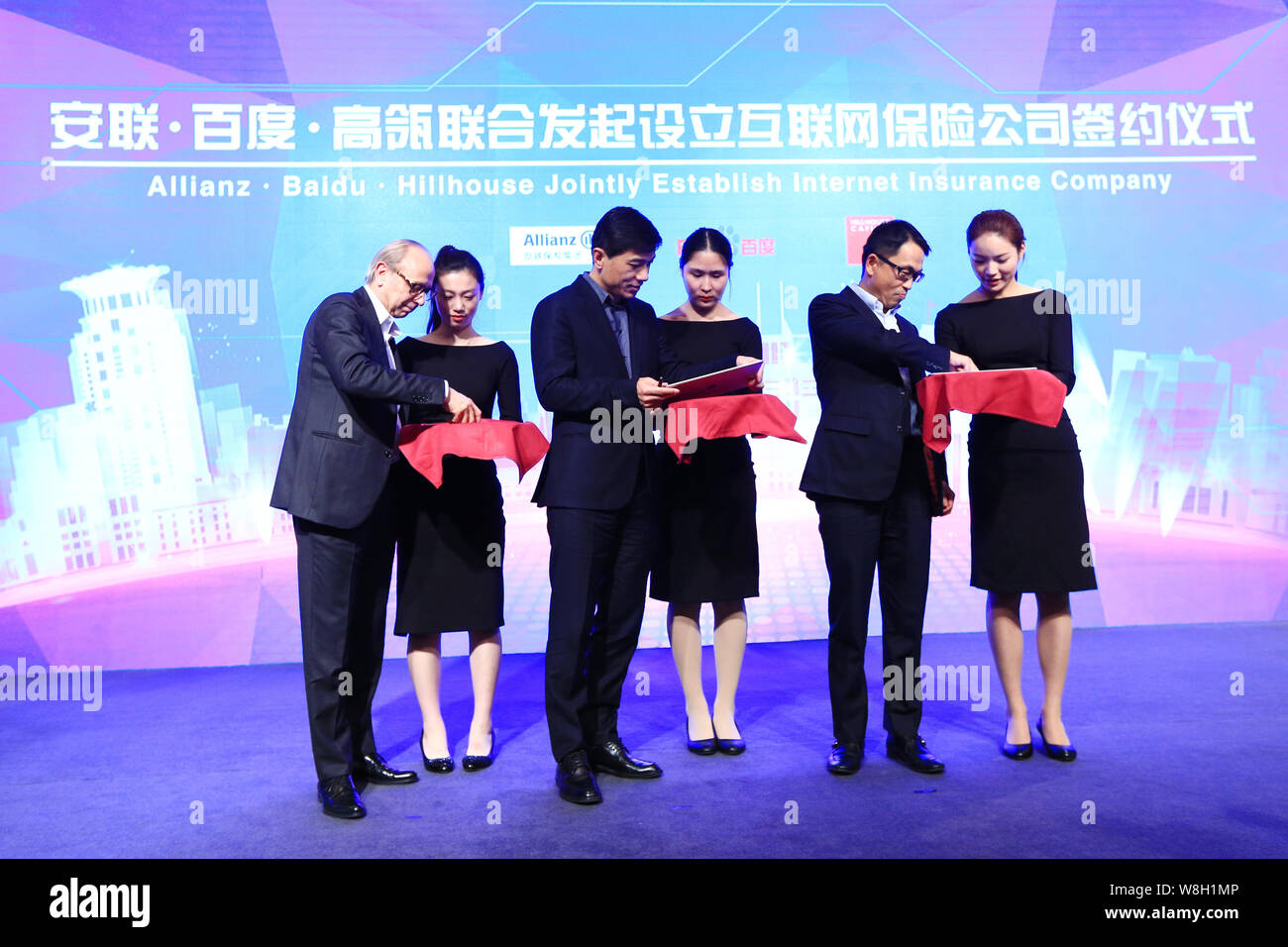 (From left) George Sartorel, regional CEO of Allianz Asia Pacific ...