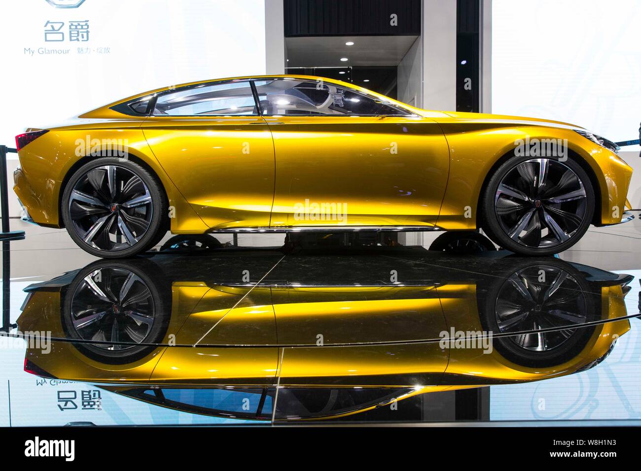 A Roewe Vision-R Concept is on display during the 13th China (Guangzhou ...