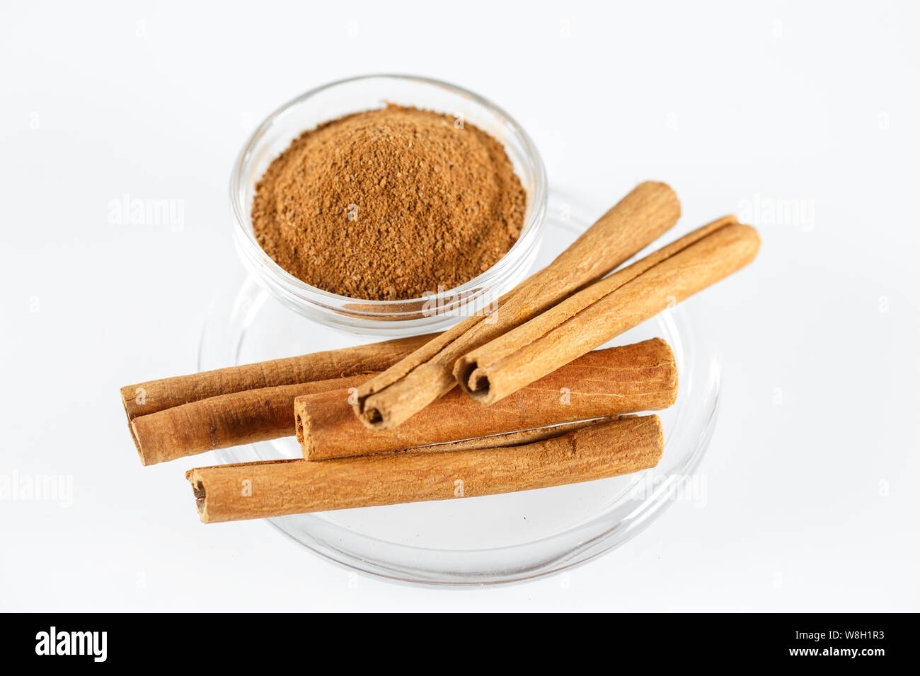 a Cinnamon Isolated on the white backgrounde Stock Photo - Alamy