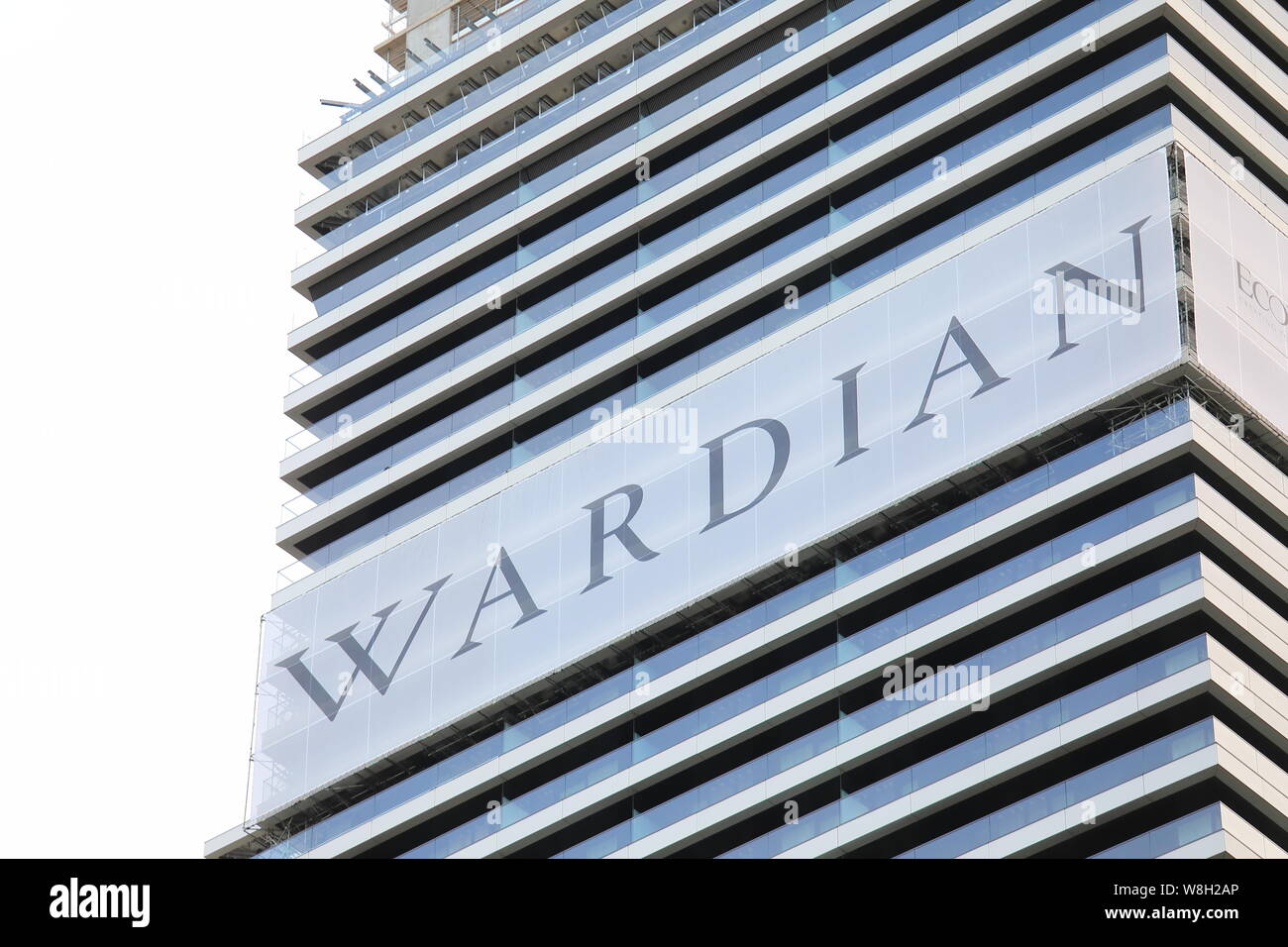 Wardian London residential development in Docklands London UK Stock ...