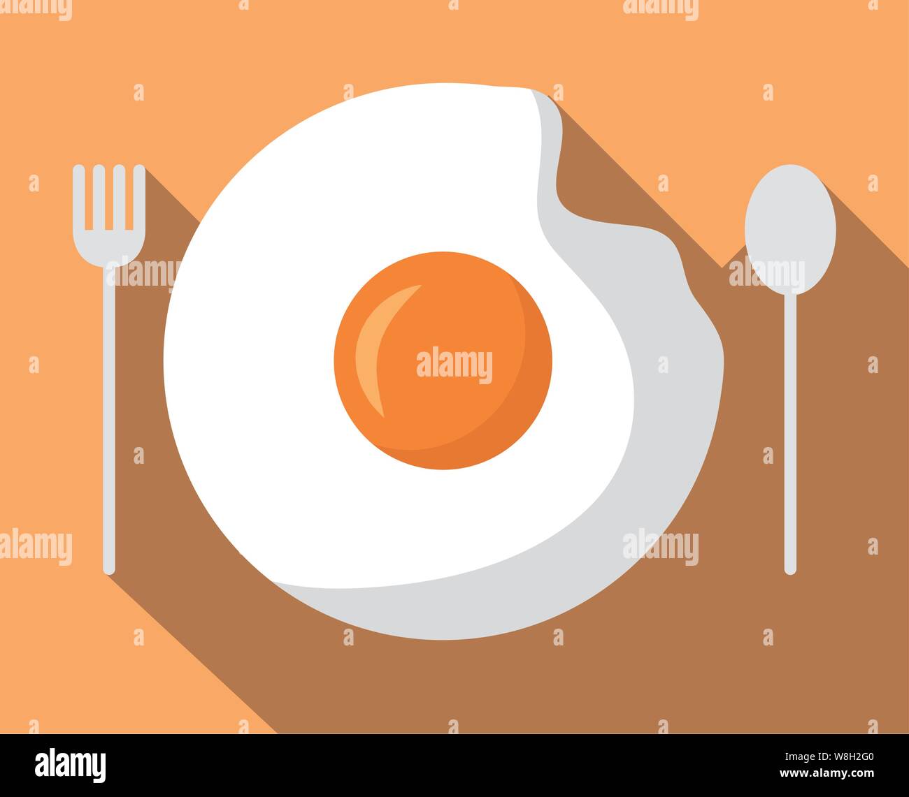 breakfast cooking icons flat design Stock Vector Image & Art - Alamy