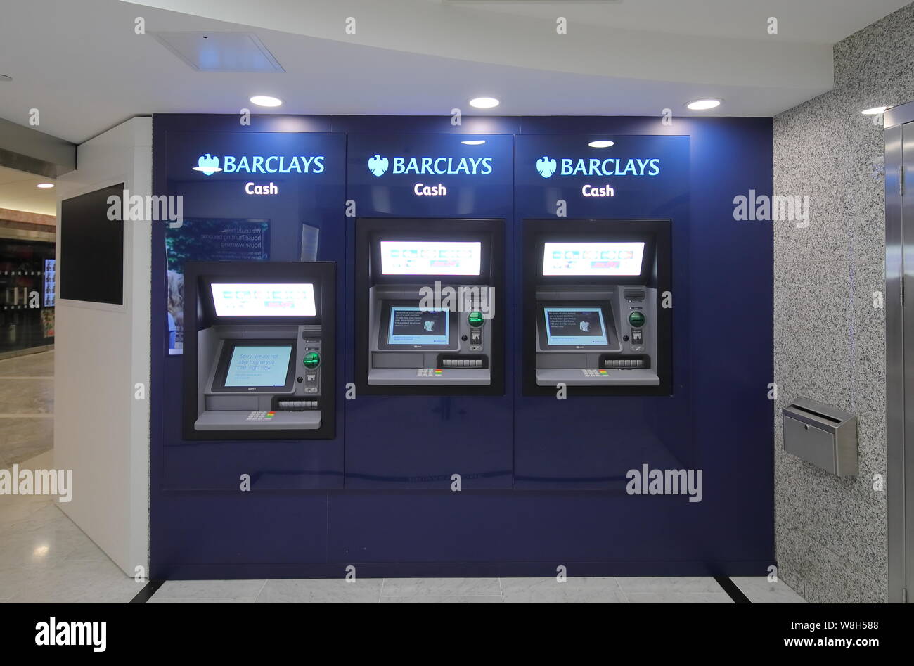 Barclays bank atm hi-res stock photography and images - Alamy