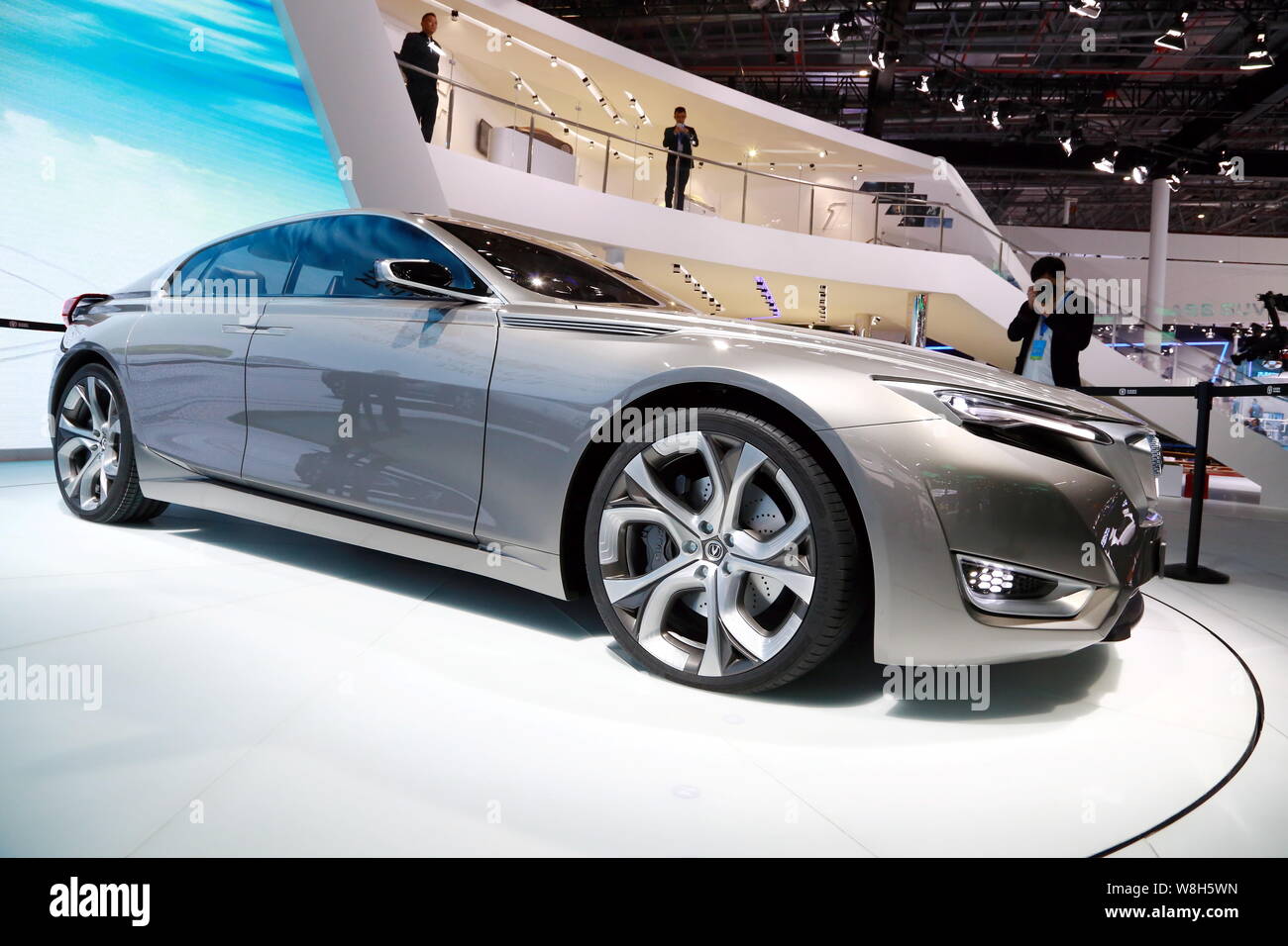 A Raeton CC concept car of Changan Auto is on display during the 16th ...