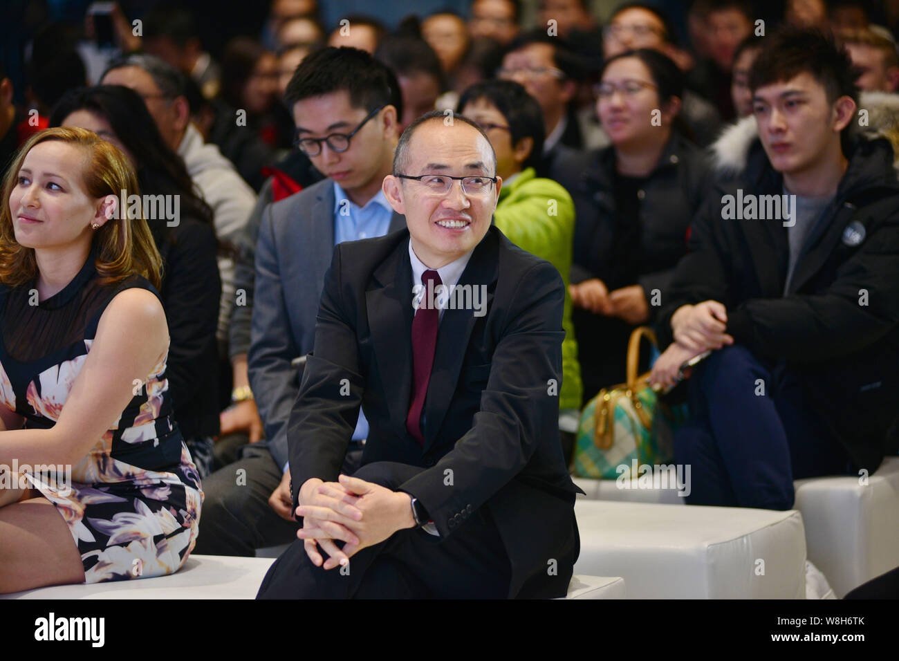 Pan Shiyi, co-founder, Chairman and co-CEO of SOHO China, attends the ...