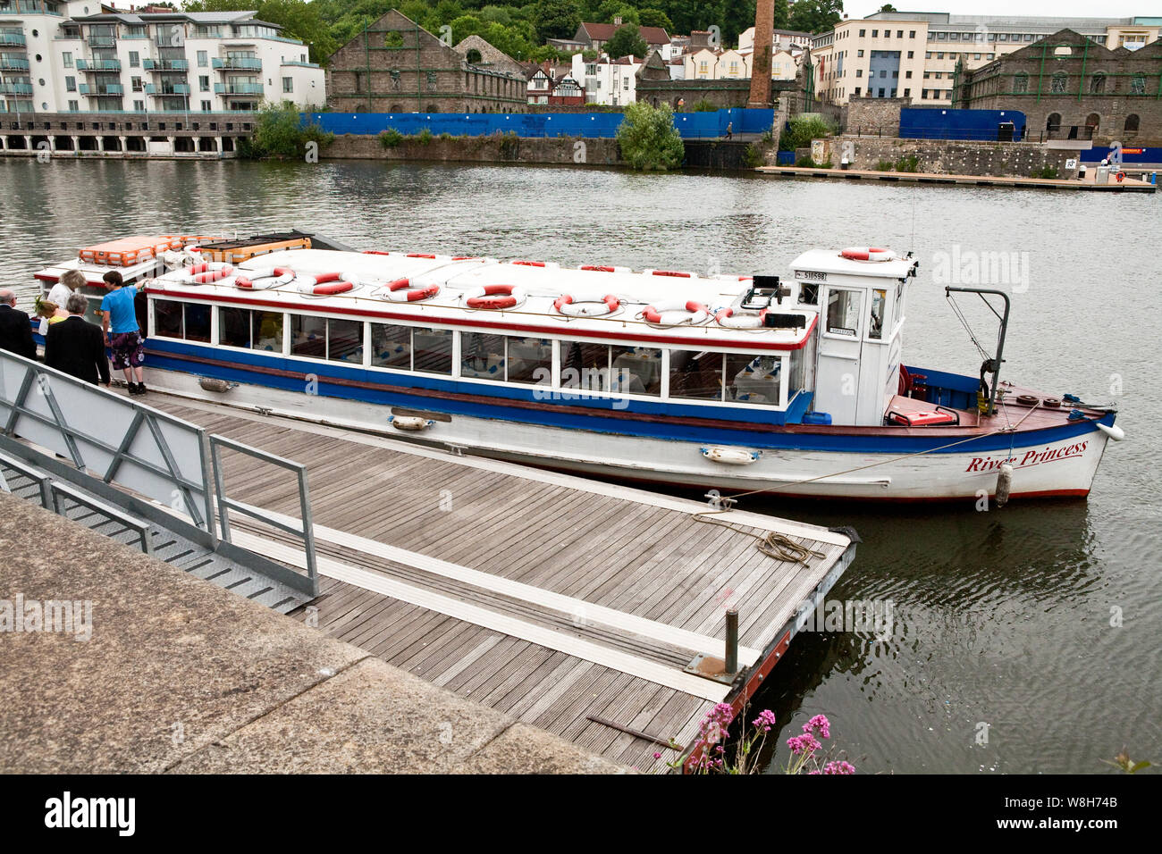 Boat on River Avon Stock Photo - Alamy