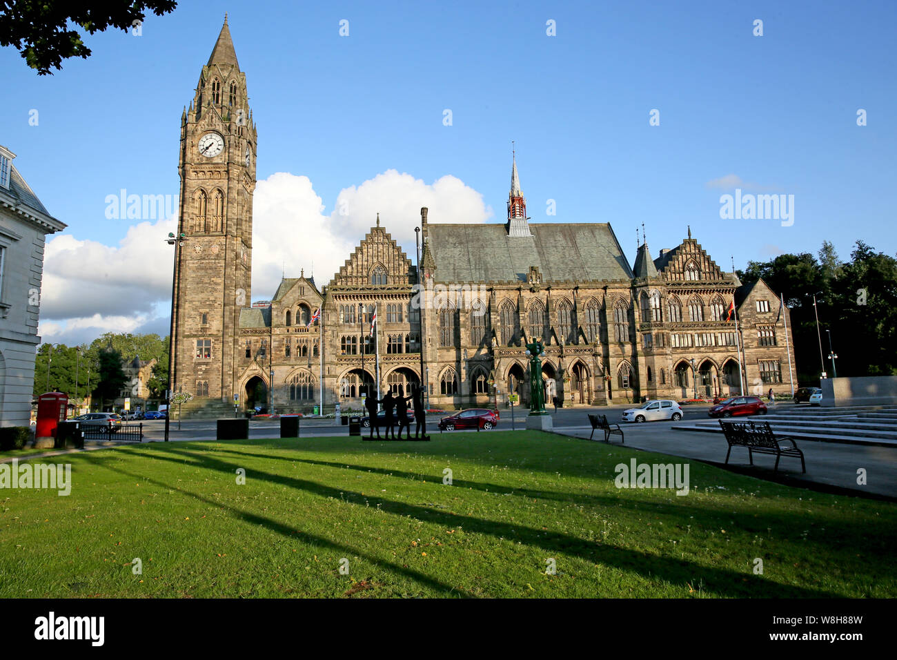 Rochdale clock tower town hall hi-res stock photography and images - Alamy