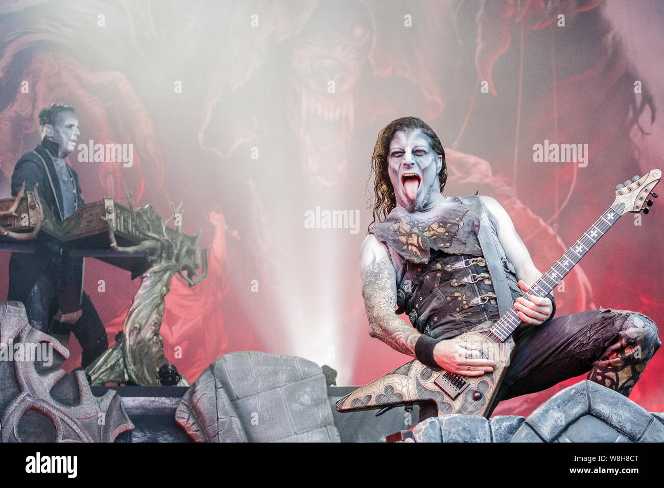 Powerwolf perform live on stage at Bloodstock Open Air Festival, UK ...