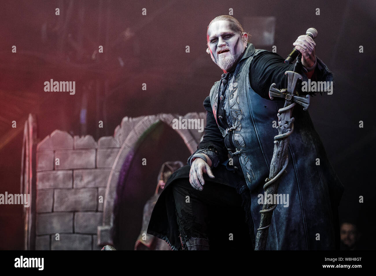 Powerwolf perform live on stage at Bloodstock Open Air Festival, UK ...