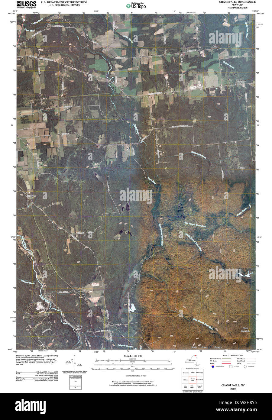 This image map depicts geographic features on the surface of the earth ...