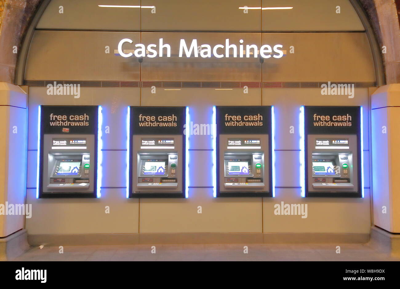 ATM cash machine at London Bridge train station London UK Stock Photo ...