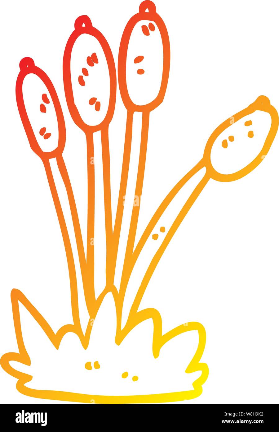 Reed reed bed Stock Vector Images - Alamy