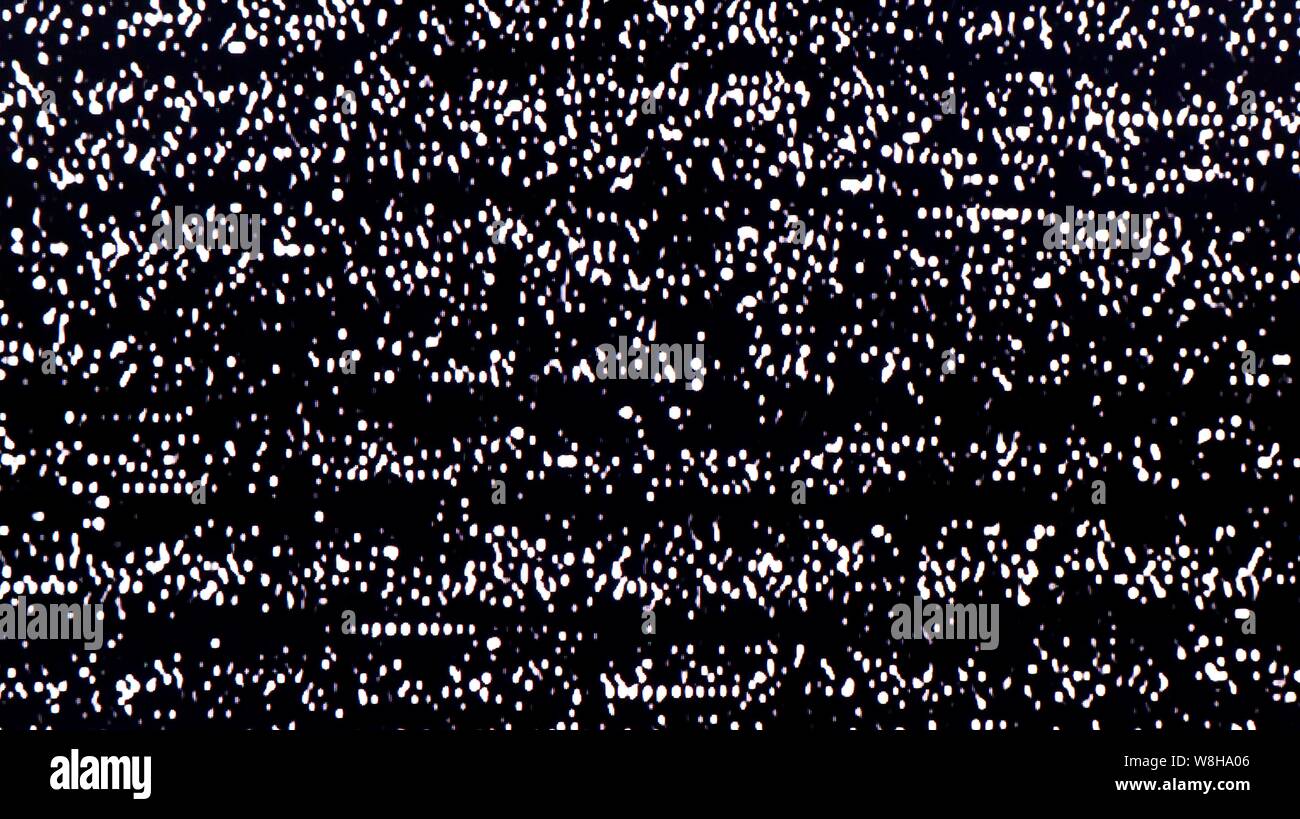 TV Static Noise Glitch Effect Stock Photo - Alamy