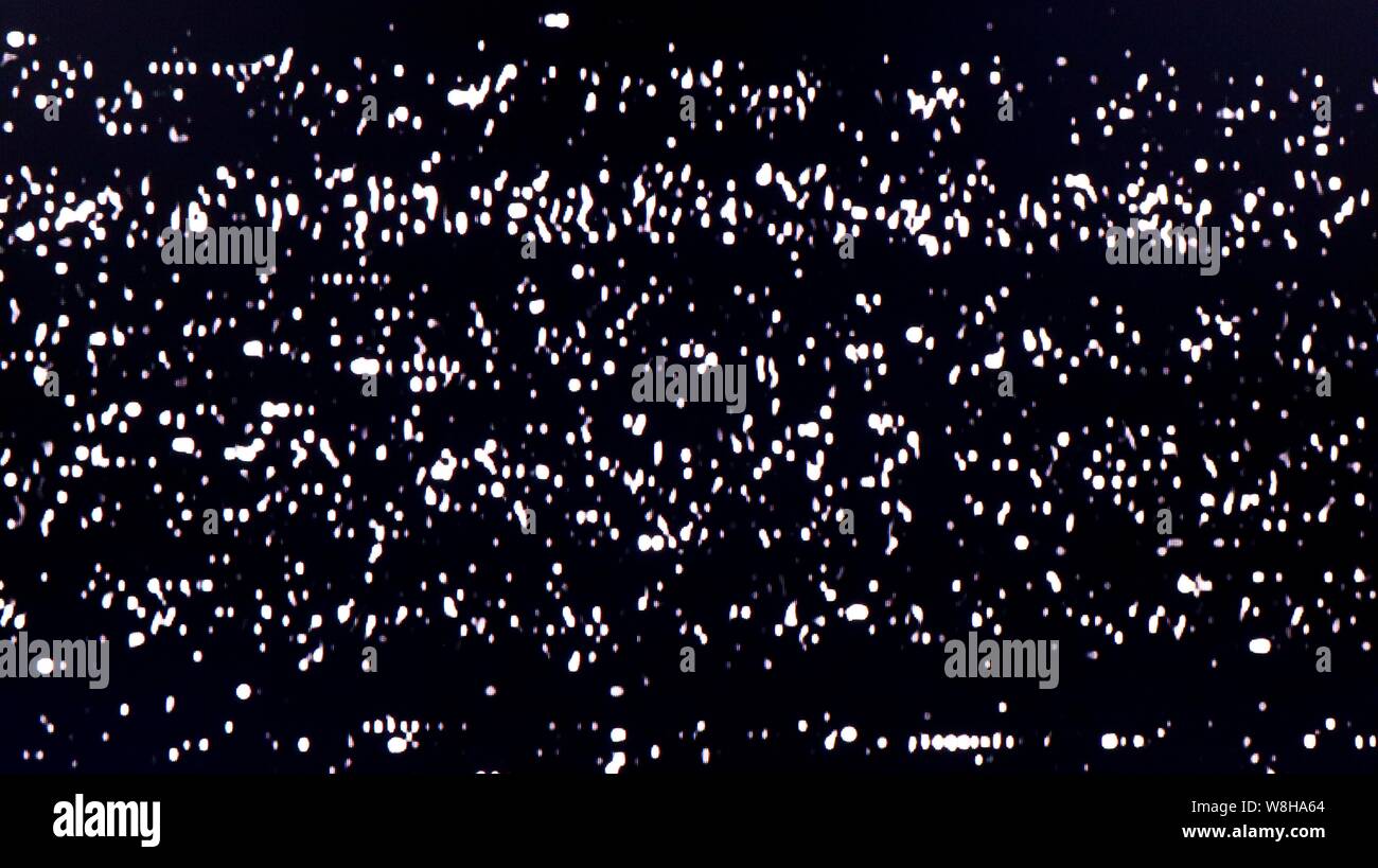 TV Static Noise Glitch Effect Stock Photo - Alamy