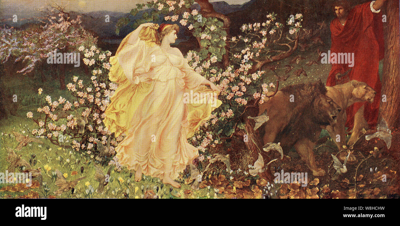 Venus and Anchises by Sir William Richmond - 1892 (exhibited Stock ...