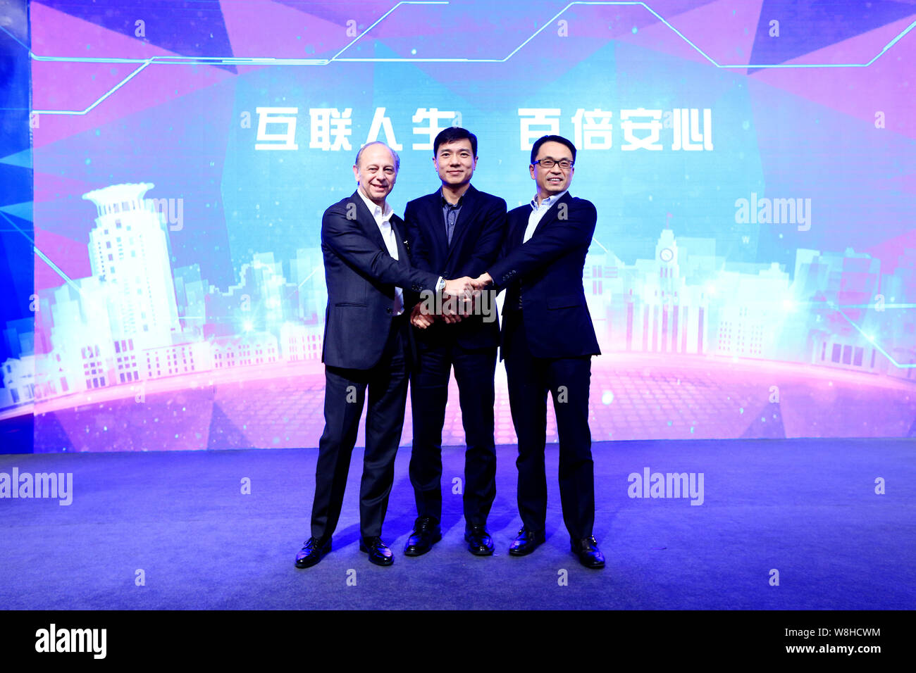 (From left) George Sartorel, regional CEO of Allianz Asia Pacific ...