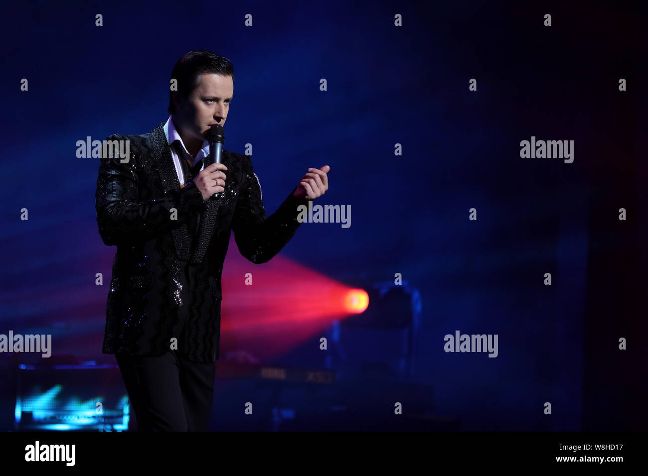 Russian singer-songwriter Vitaliy Vladasovich Grachov, better known by ...