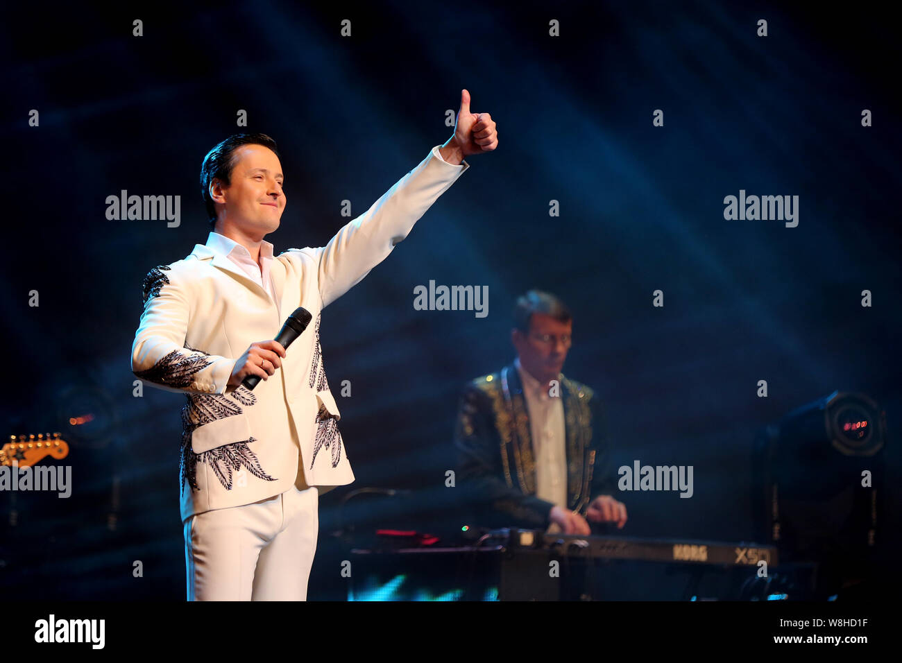 Russian singer-songwriter Vitaliy Vladasovich Grachov, better known by ...