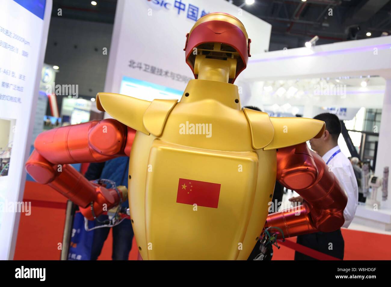 Robot Xiaotian, meaning "little sky", manufactured by China Aerospace ...