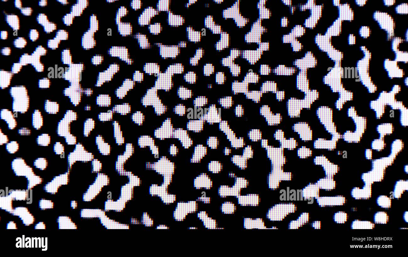 TV Static Noise Glitch Effect Stock Photo - Alamy